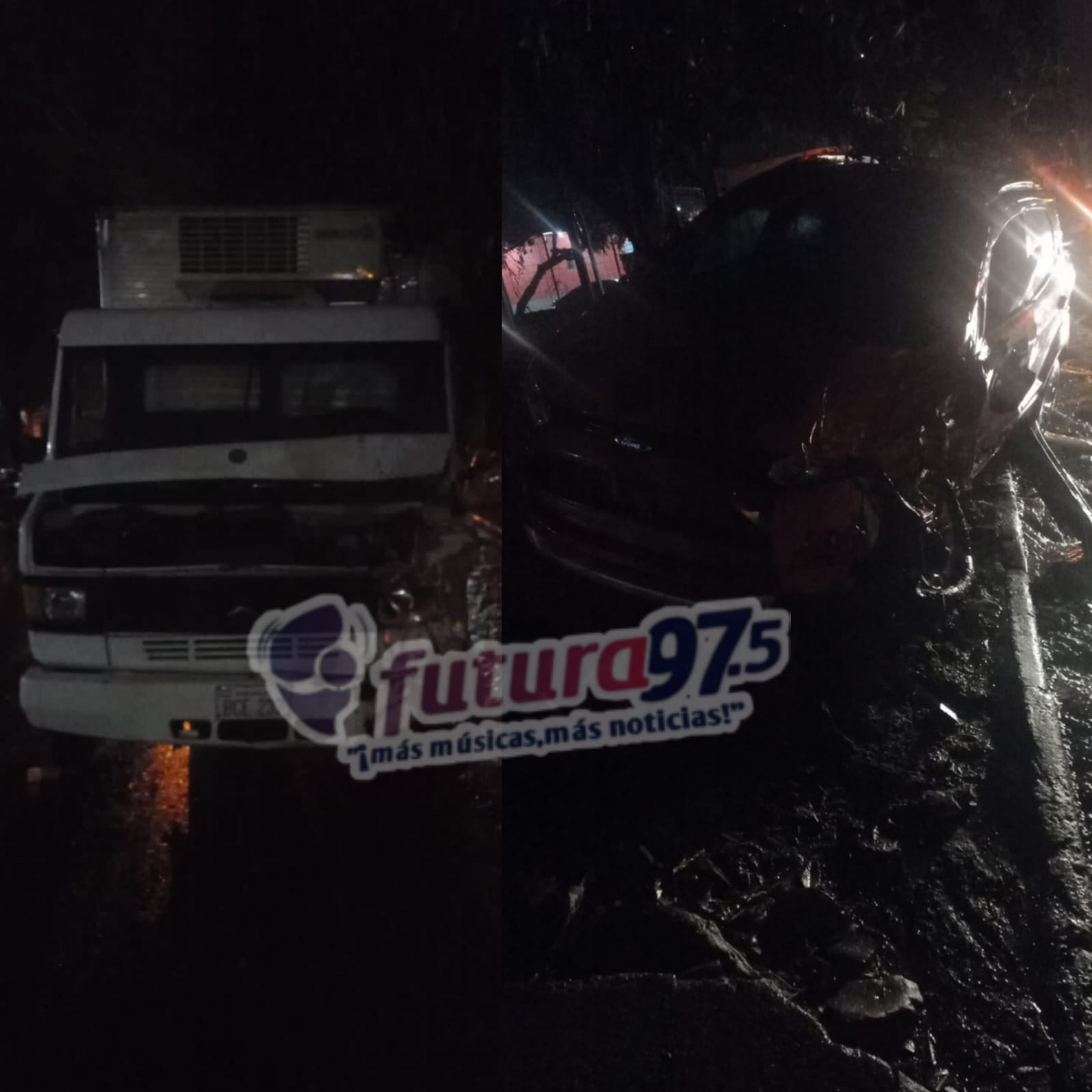 Choque de camión y automóvil en Luz Bella deja lesiones leves y daños ...